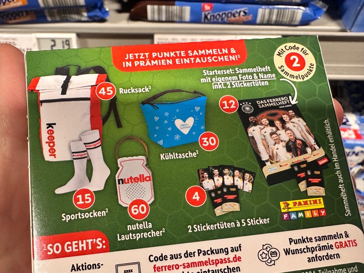 Duplo & Hanuta EM ferrero Sammelheft zur EM 2024 - Sticker ...